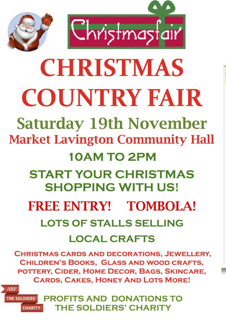 Christmas Country Fair – 19th November 2022 – West Lavington Parish Council